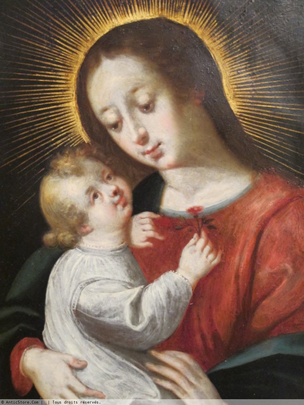 Vierge à l'enfant - XVIIe siècle - N.30581 Vierge à l'enfant - XVIIe siècle - N.30581