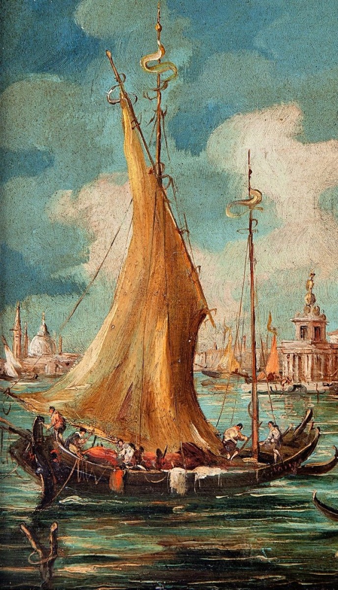 Giuseppe Ponga (1856 - 1925) - Pair of Venice views - Ref.105419