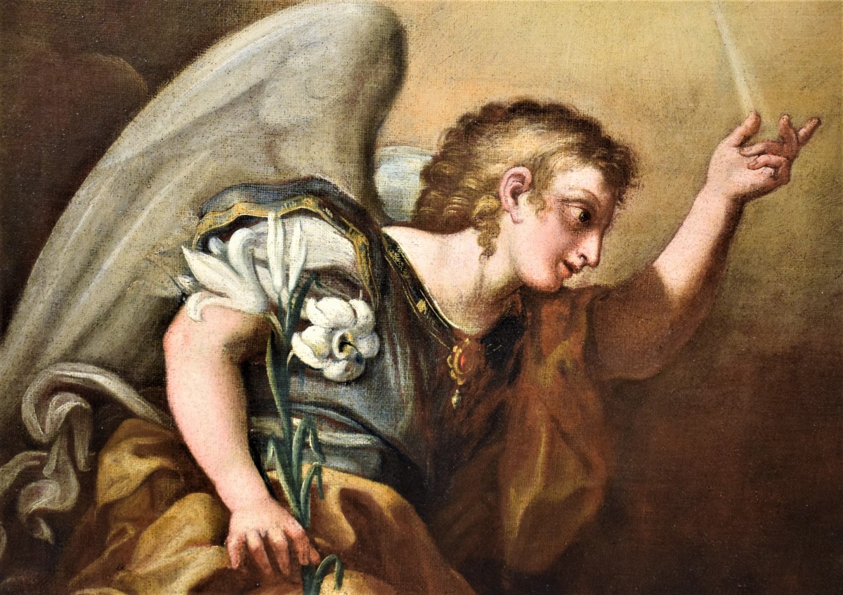Annonciation - Atelier de Pietro da Cortona (1596- 1669) - XVIIe siècle ...