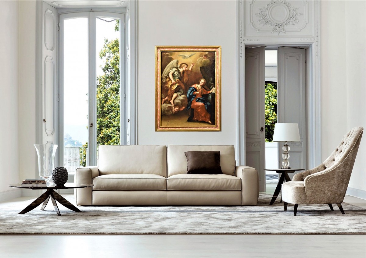 Annonciation - Atelier de Pietro da Cortona (1596- 1669) - XVIIe siècle ...