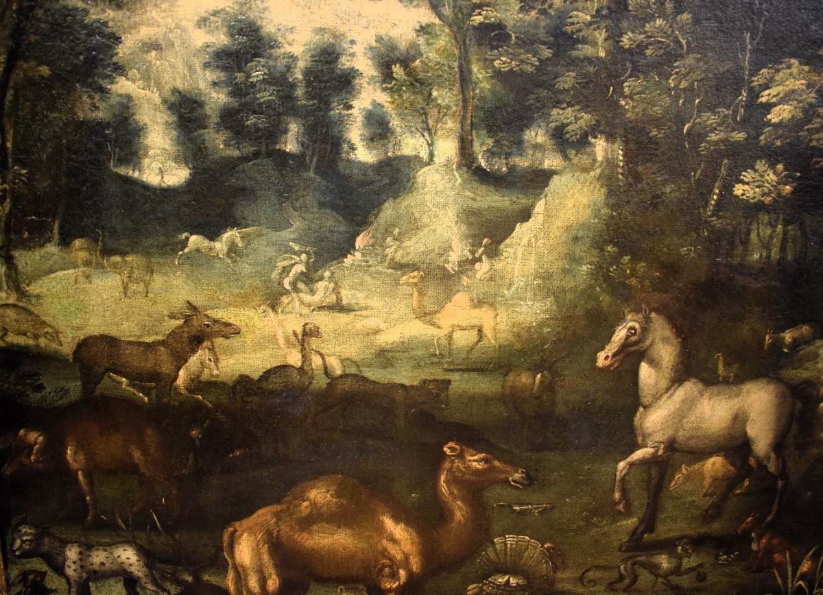 Le Paradis Terrestre - Atelier de Jan Brueghel II (1601–1678) - XVIIe ...