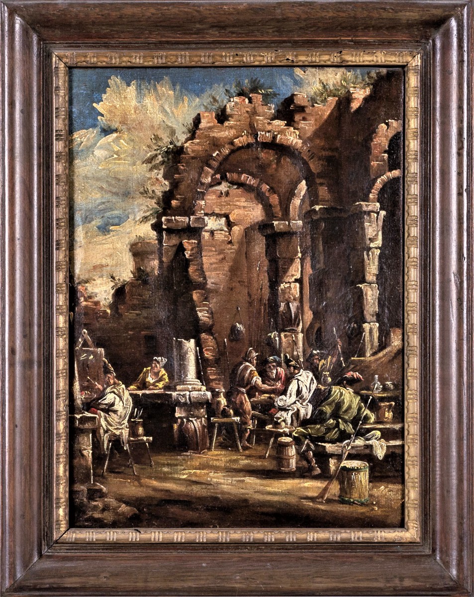 Capricci avec ruines architecturales - Alessandro Magnasco (1667-1749 ...