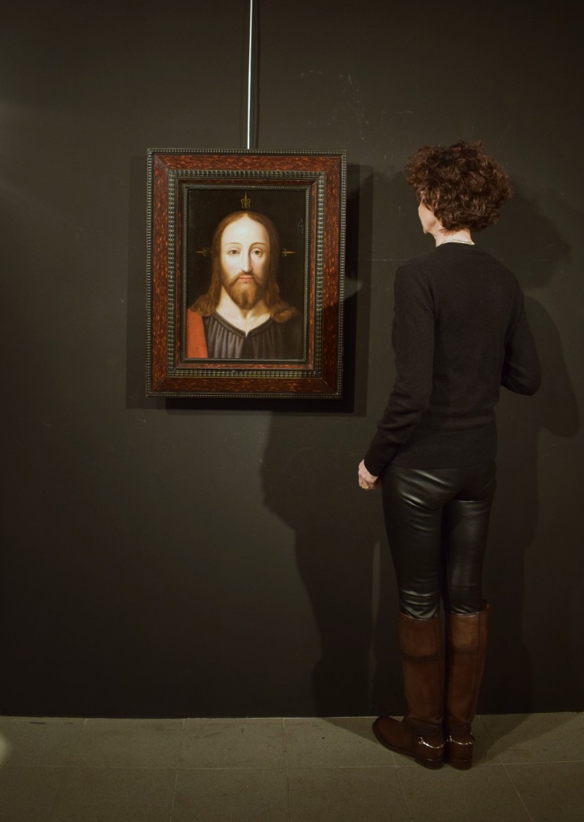 The Face of Christ "Salvator Mundi" - Flemish Master, 1500-1520 - Ref ...