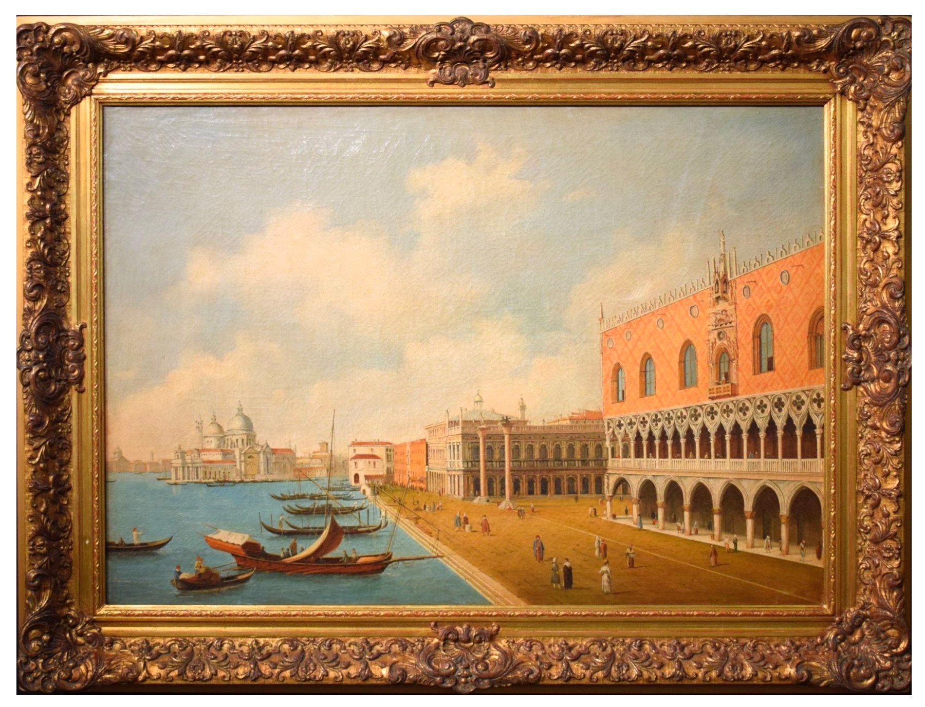 Venice, the San Marco Basin - Venetian master of the 19th century - Ref ...