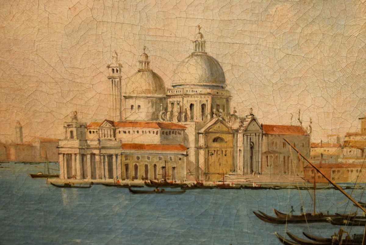 Venice, the San Marco Basin - Venetian master of the 19th century - Ref ...