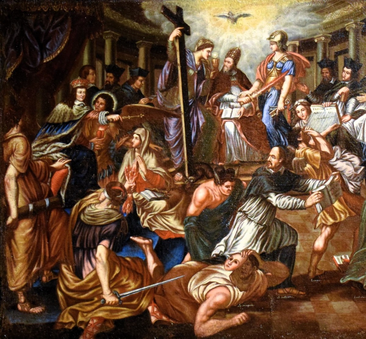 Le triomphe de l'Église sur les hérésies des jansénistes - Ecole ...
