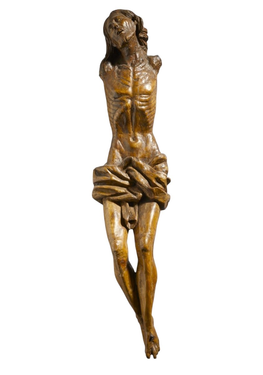 Crucified Christ - Wooden sculpture in lime wood End of the 15th ...