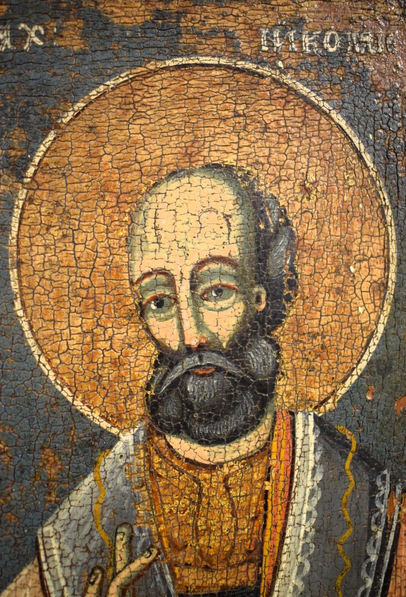 Saint Peter and Saint Paul Greek icon 18th century - Ref.122698