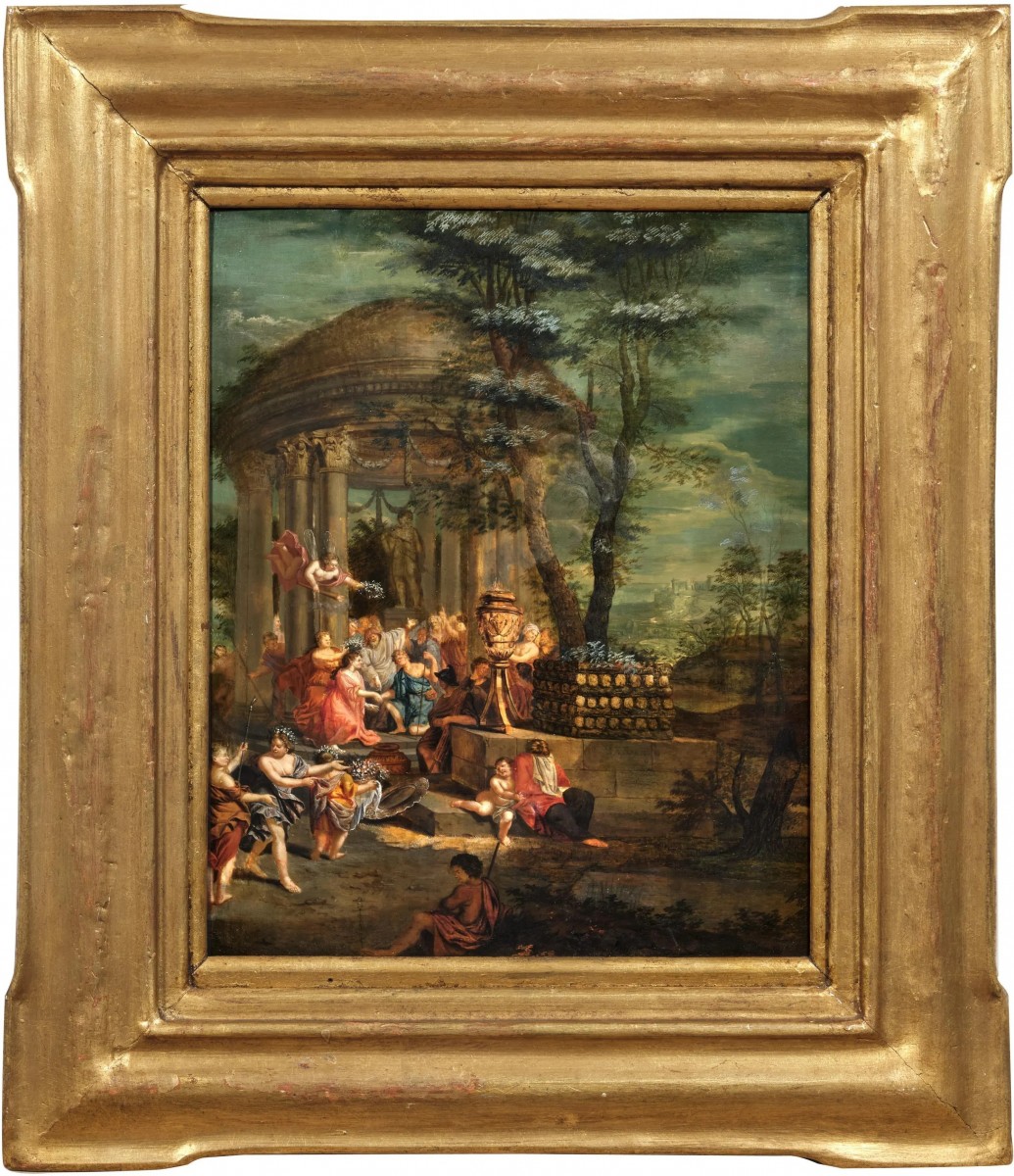 Mythological Wedding Scene - Signed Jacob Franse, circa 1720/30 - Ref ...