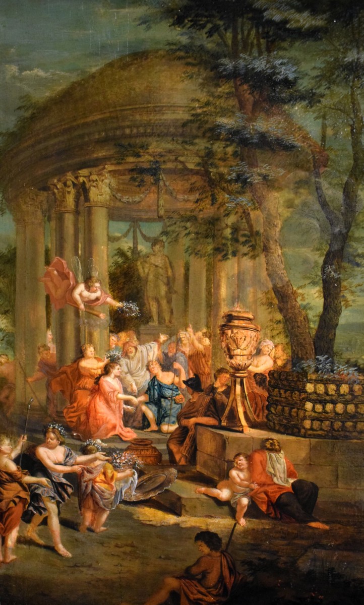 Mythological Wedding Scene - Signed Jacob Franse, circa 1720/30 - Ref ...