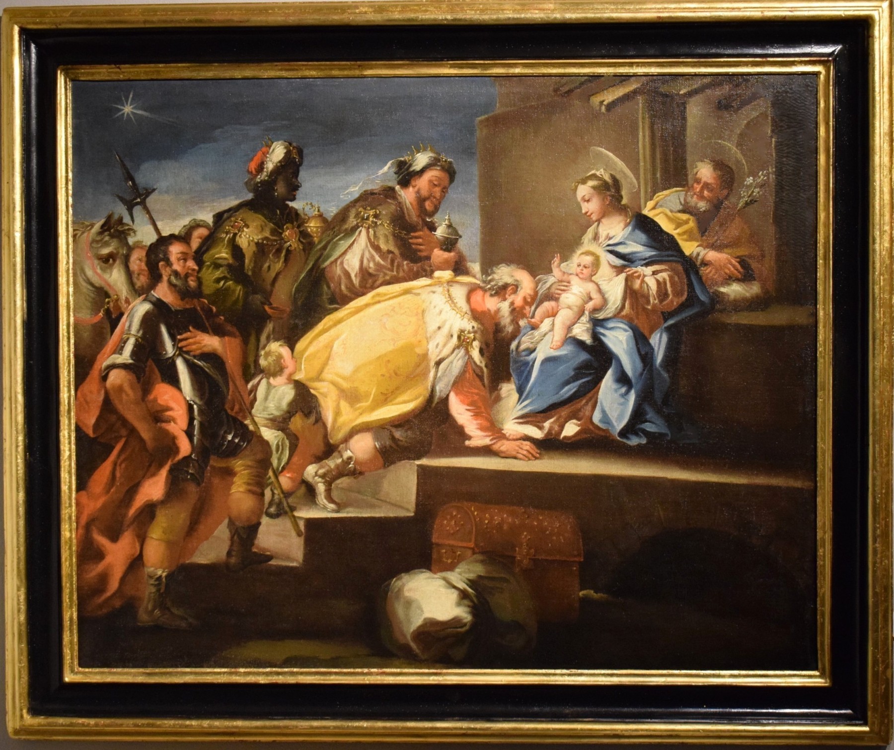 Adoration of the Magi - Neapolitan School, late 17th century - Ref.123378