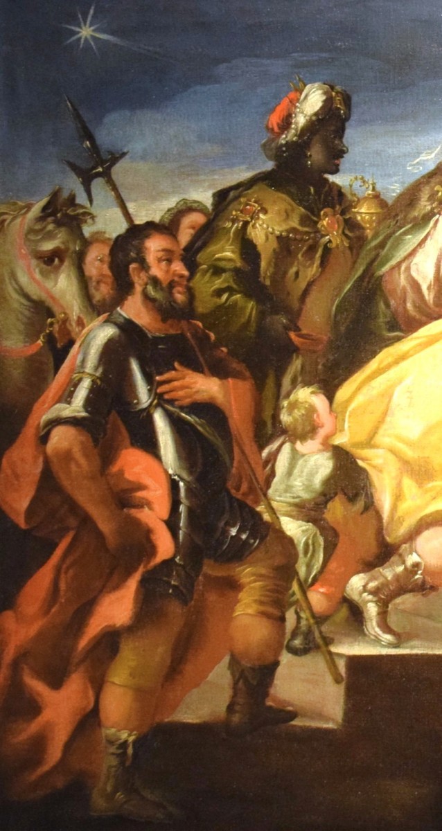 Adoration of the Magi - Neapolitan School, late 17th century - Ref.123378