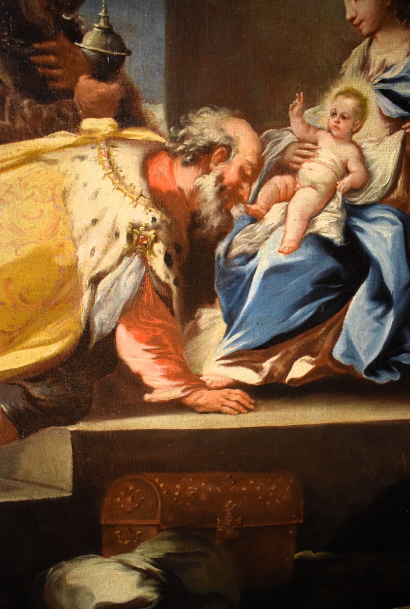 Adoration of the Magi - Neapolitan School, late 17th century - Ref.123378