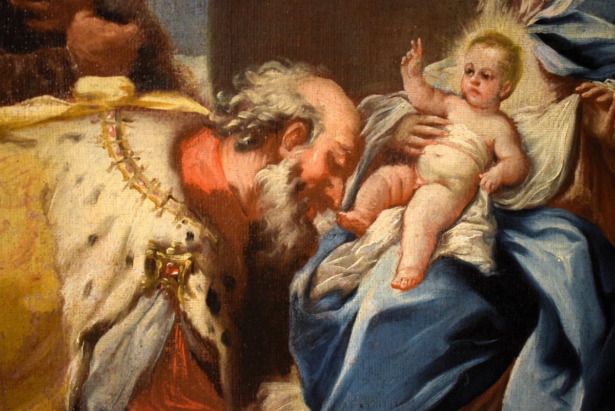 Adoration of the Magi - Neapolitan School, late 17th century - Ref.123378