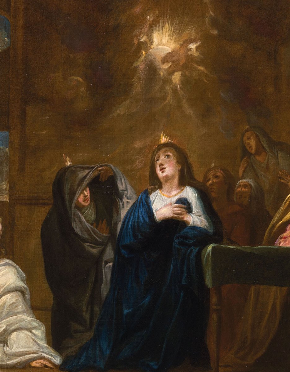 The Descent of the Holy Spirit - French school of the 17th century ...