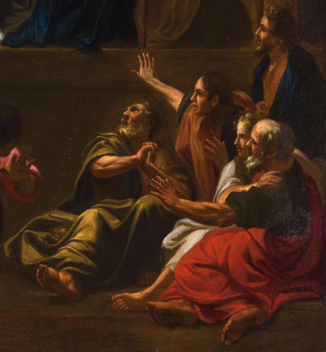 The Descent of the Holy Spirit - French school of the 17th century ...