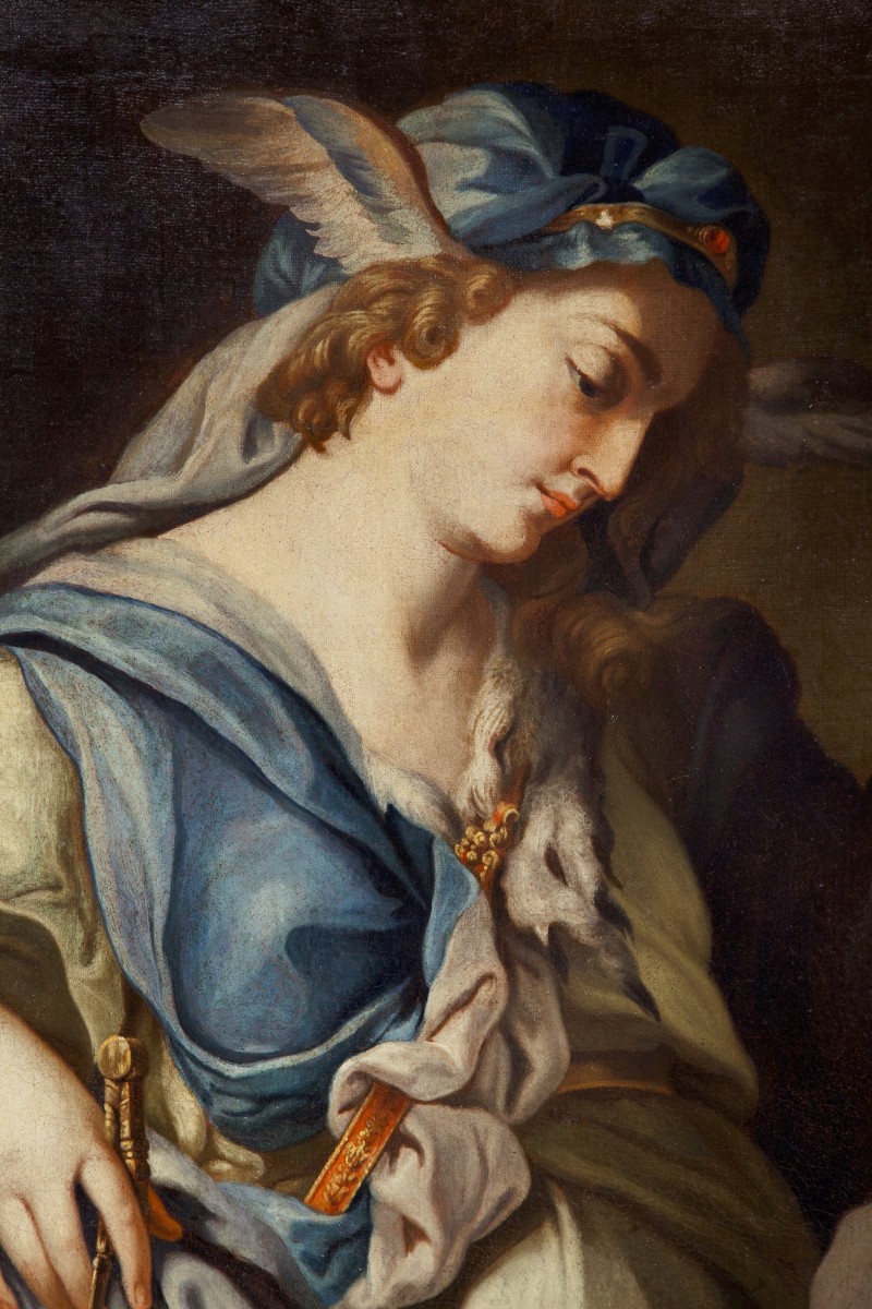 Urania, Muse Of Astronomy - 18th century italian school, attributed to ...