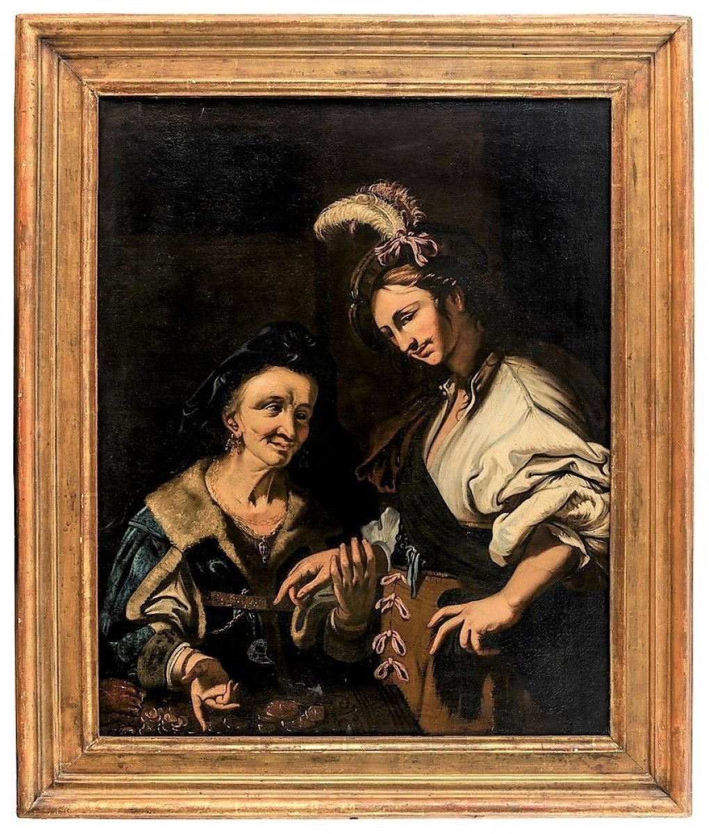 "La Bonne Nouvelle" atelier de Nicolas Tournier - XVIIe siècle - N.72611