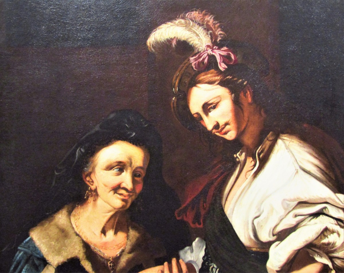 "La Bonne Nouvelle" atelier de Nicolas Tournier - XVIIe siècle - N.72611