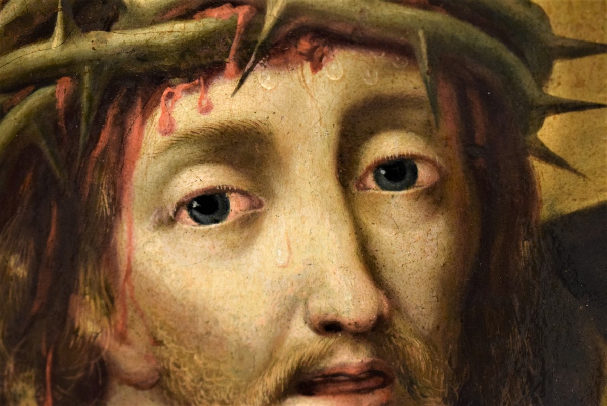 Michael Coxie (Malines 1499-1592) " Visage du Christ " - XVIe siècle ...