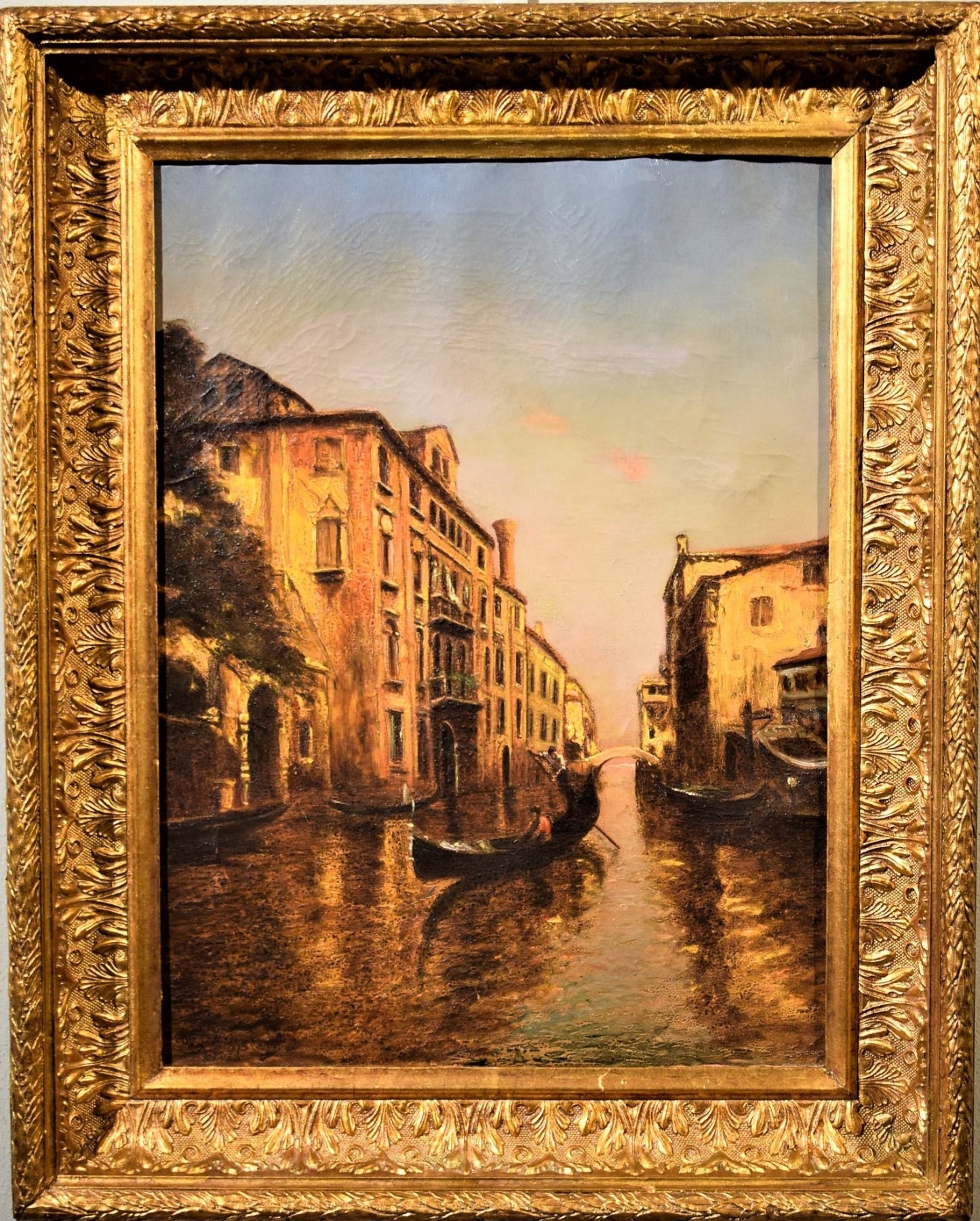Venise, Jeu de Lumiére sur le Canal - Albert Ferdinand Duprat (1882 ...