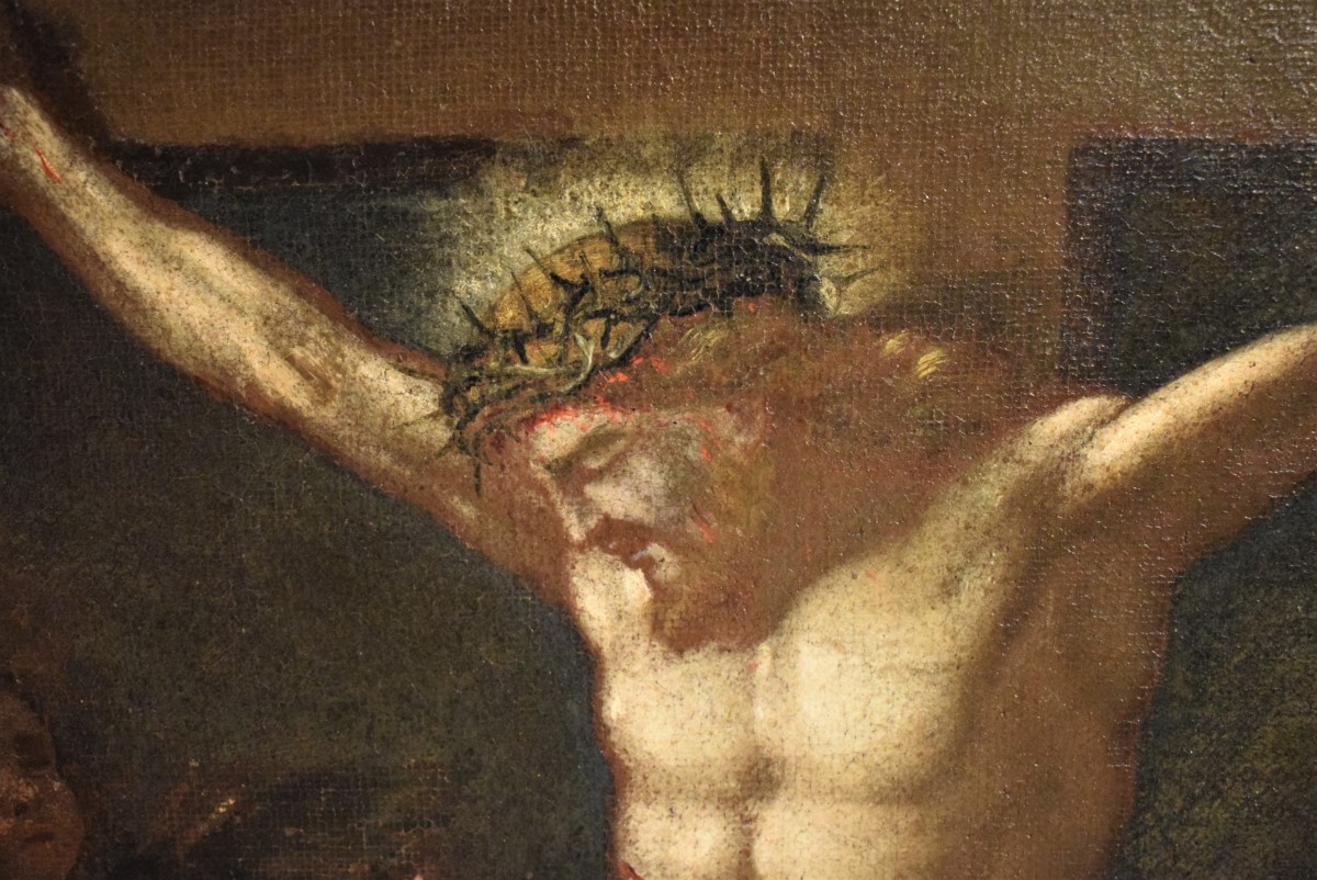 "The Crucifixion" Flemish school end of the 17th century - Ref.98604