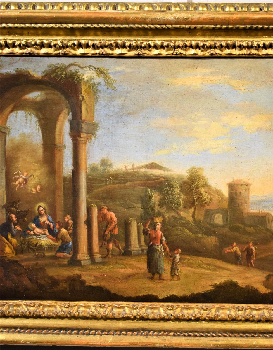 La Nativité - Andrea Locatelli (1695-1741) - XVIIIe siècle - N.99510